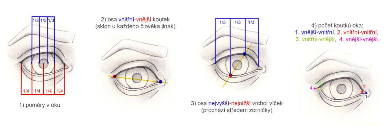 Jak nakreslit: Oko · Výuka Kresby
