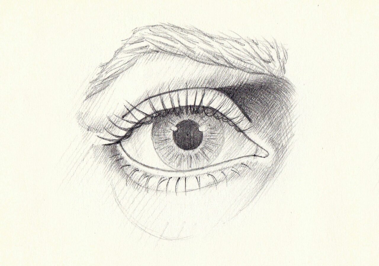 Jak nakreslit: Oko · Výuka Kresby